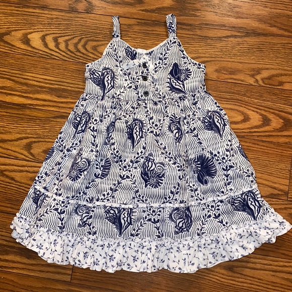 marmellata | Dresses | Marmellata Girls Sleeveless Seashell Sun Dress ...